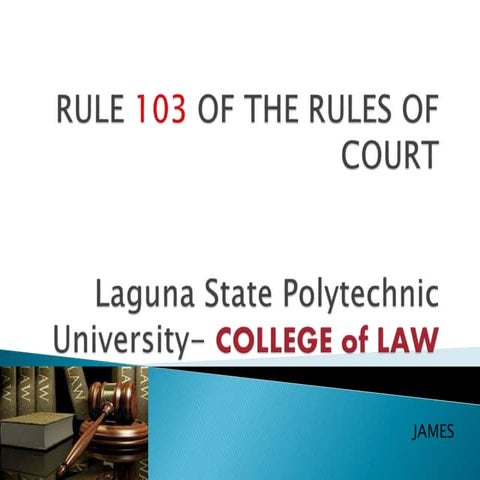 Rule 103 | PPT