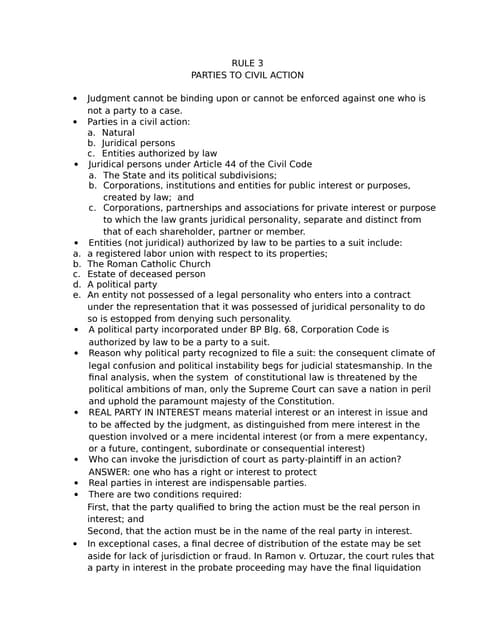 Rules on Civil Procedure Rule 65 Certiorari | PDF