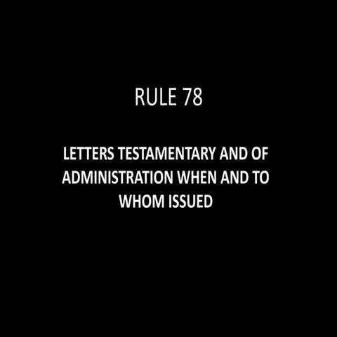 Rule78 | PPTX
