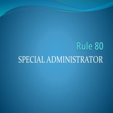 Rule 80 | PPTX