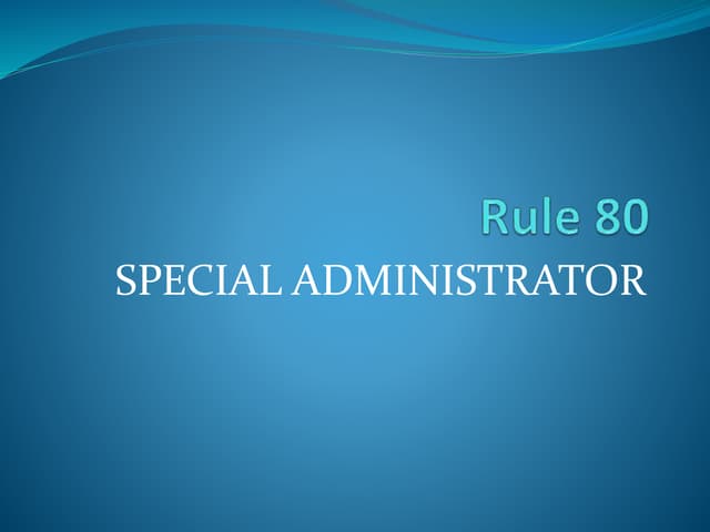 Rule 78 LETTERS TESTAMENTARY AND OF ADMINISTRATION WHEN AND TO WHOM ...
