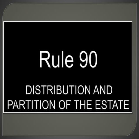 Rule 90 | PPTX