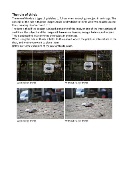 Rule of thirds | PPT