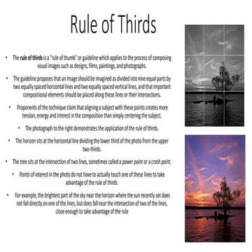 Rule of thirds | PPT