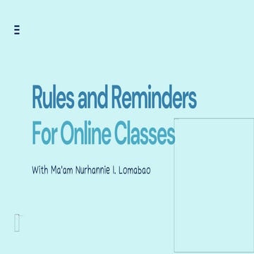 Rules and Online Etiquette .pptx