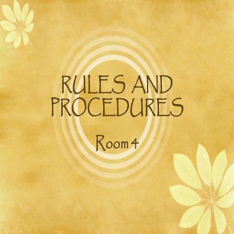 Rules and procedures | PPT