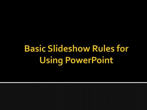PowerPoint Tips | PPT