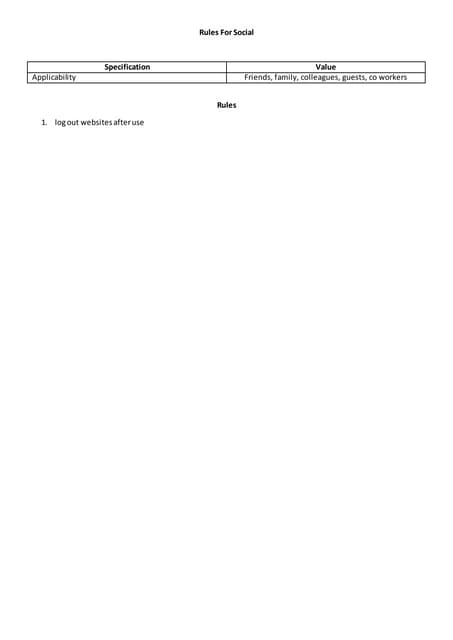 Business Rules | PDF