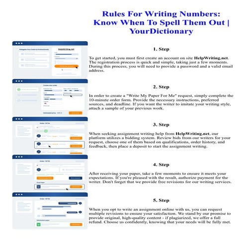 Rules For Writing Numbers Know When To Spell Them Out YourDictionary | PDF