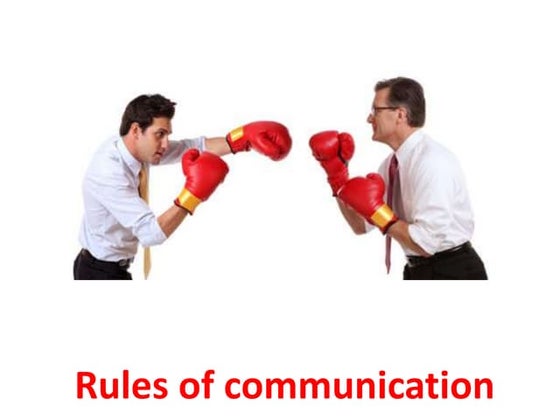 Communication Rules | PPT
