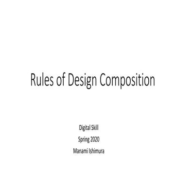 Rules of design composition | PPT