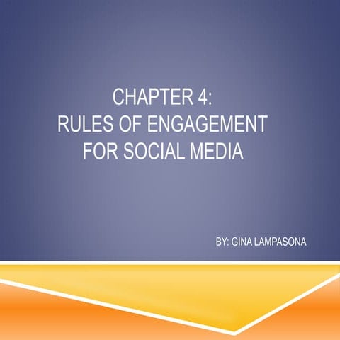 Rules of Engagement for Social Media | PPTX