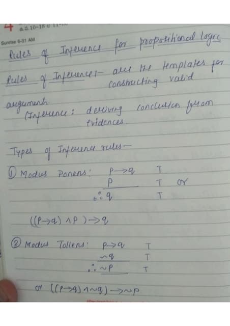 Rules Of Inference In Discrete Structure Pdf