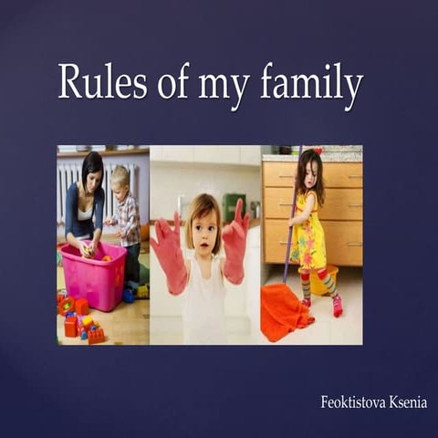 Rules of my family | PPTX
