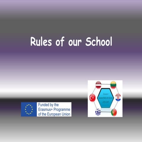 Rules of our school | PPTX
