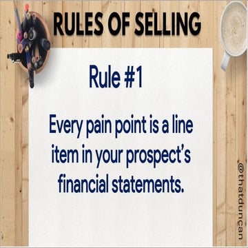 Rules of Selling | PPT
