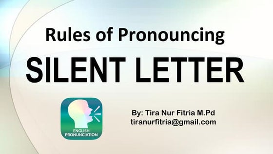 Silent letter ppt | PPTX