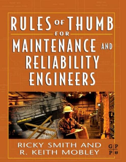 maintenance engineering | PDF