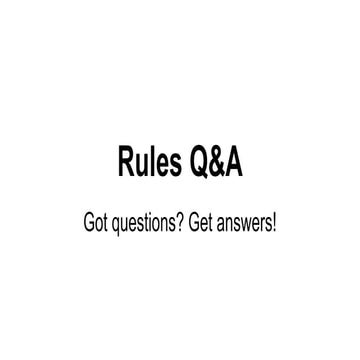 Rules q&a olivier jansen | PPT
