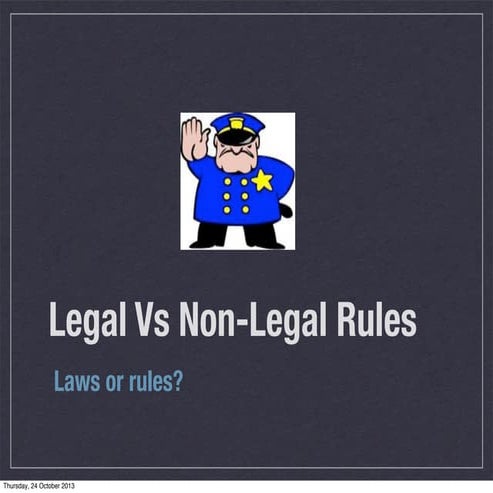Rules vslaws | PDF