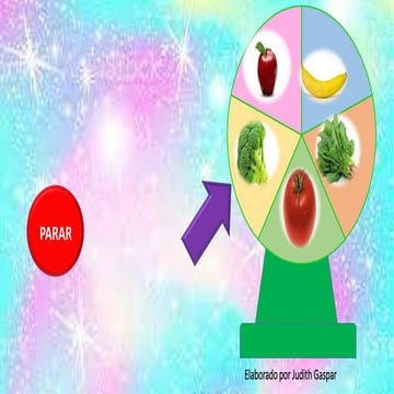 Ruleta de las verduras y frutas | PPTX