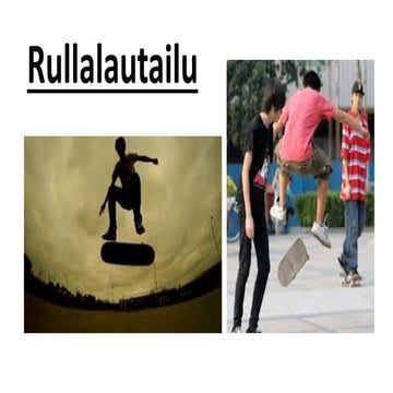 Rullalautailu esitys | PPT