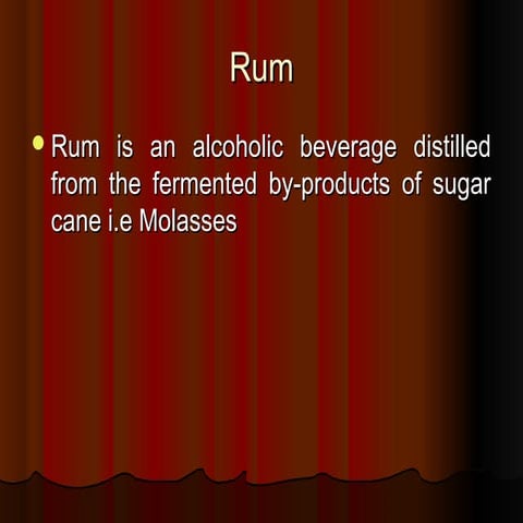 Rum | PPT