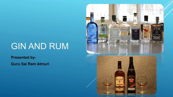 Rum | PPT | Alcoholic Beverages | Food & Drink