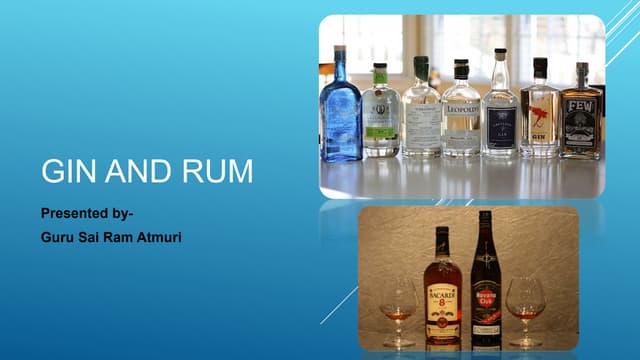 Rum Production | PPTX