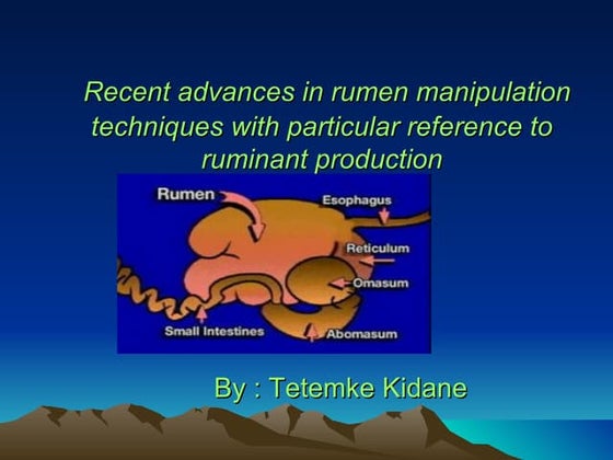 Intro to ruminant digestion | PPS | Nutrition | Healthy Living