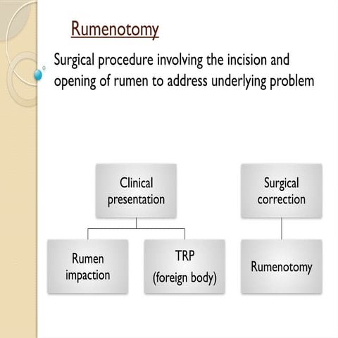 Rumenotomy (inspection of rumen for any foreign material ).pptx