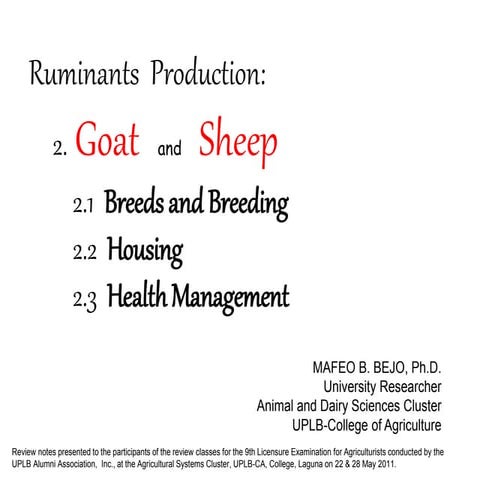 Goat or Sheep Production and Management.pptx