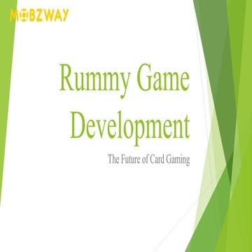 Rummy Game Development: The Future of Card Gaming.ppt