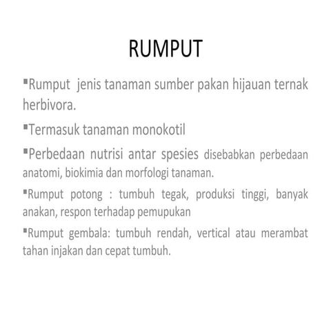Rumput | PPT