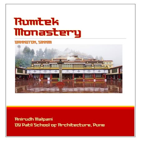 Rumtek Monastery Architecture | PDF