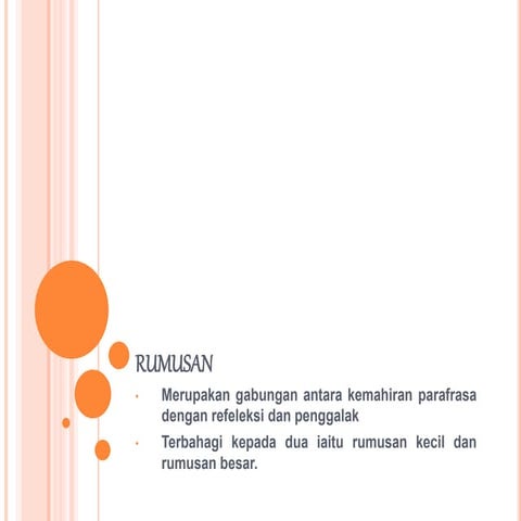 Rumusan (sub topik asas kaunseling) | PPTX