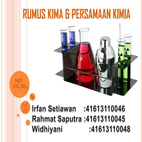 Rumus kima & persamaan kimia | PPT