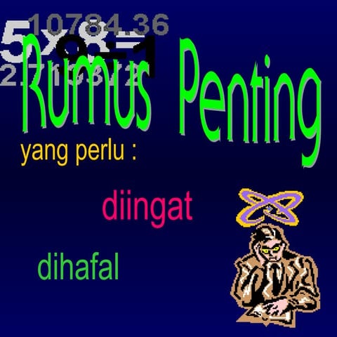 Rumus penting | PPT