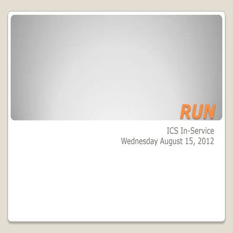 Run | PPT