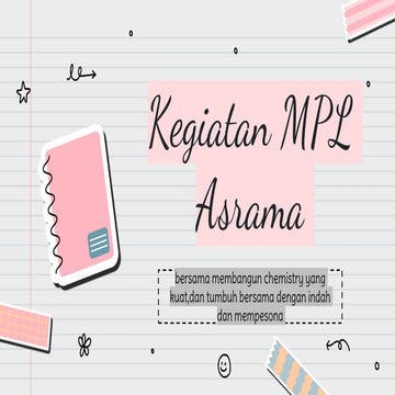 RUNDOWN MPL ASRAMA SMP TASHAFI awal tahun ajaran.pptx