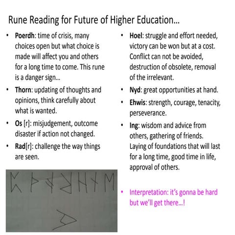 Rune reading | PPTX