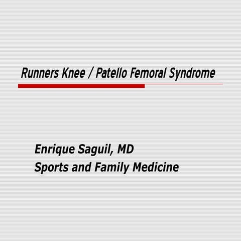 DrRic Runners Knee, Common Problems with Knee Pain in Runners (slide ...