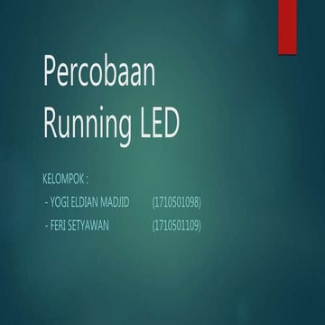Runnig LED | PPTX