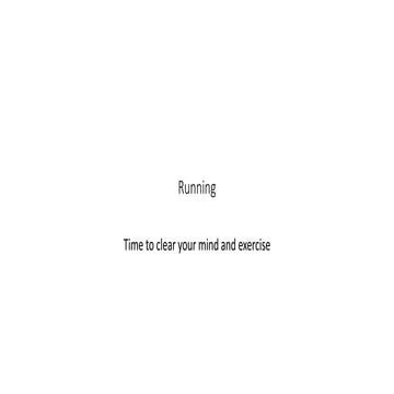 Running | PPT