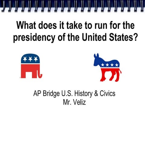 Running For President | ODP