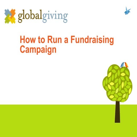 GlobalGiving - Running a Campaign | PPT