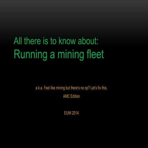 Running a mining op | PDF