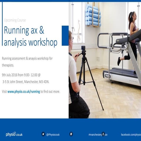 Physio.co.uk: Running assessment and analysis workshop presentation ...