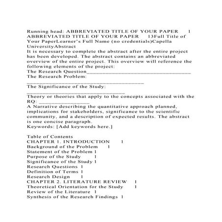 Parts of a Research Paper | PPTX