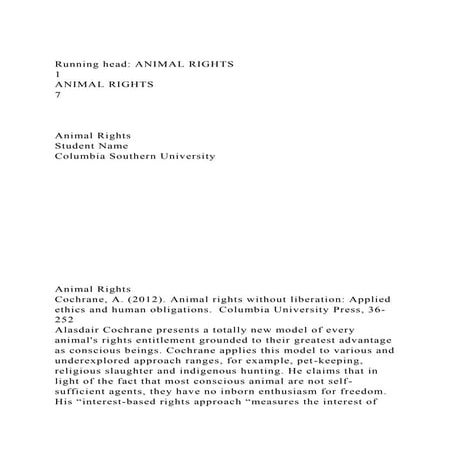 Animals And Citizenship | PDF